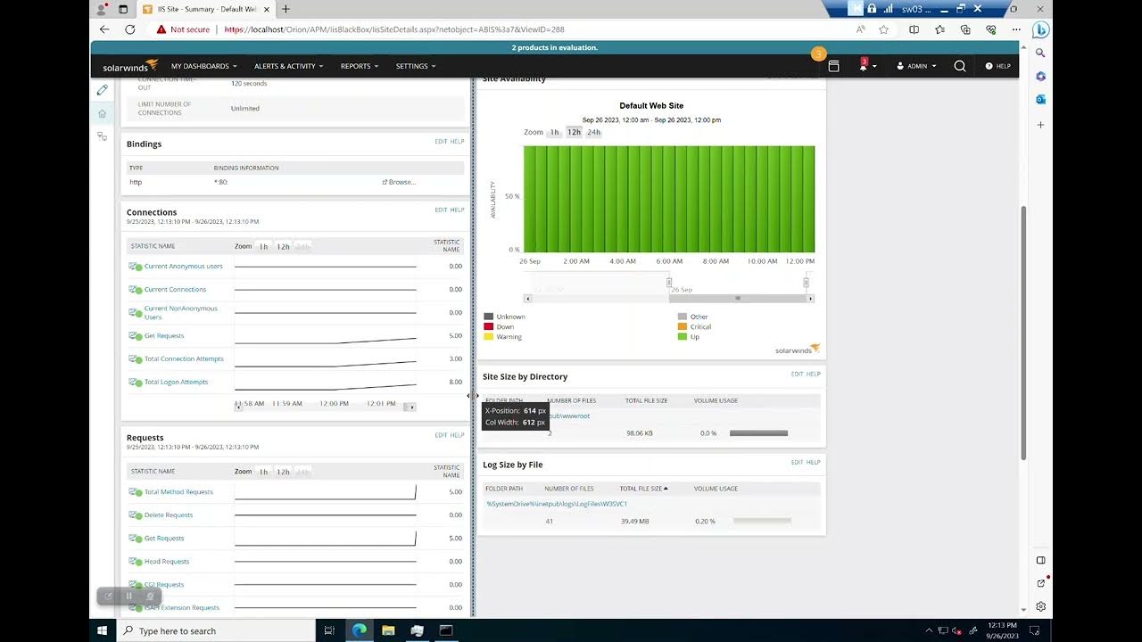 IIS Monitoring on Solarwinds - YouTube