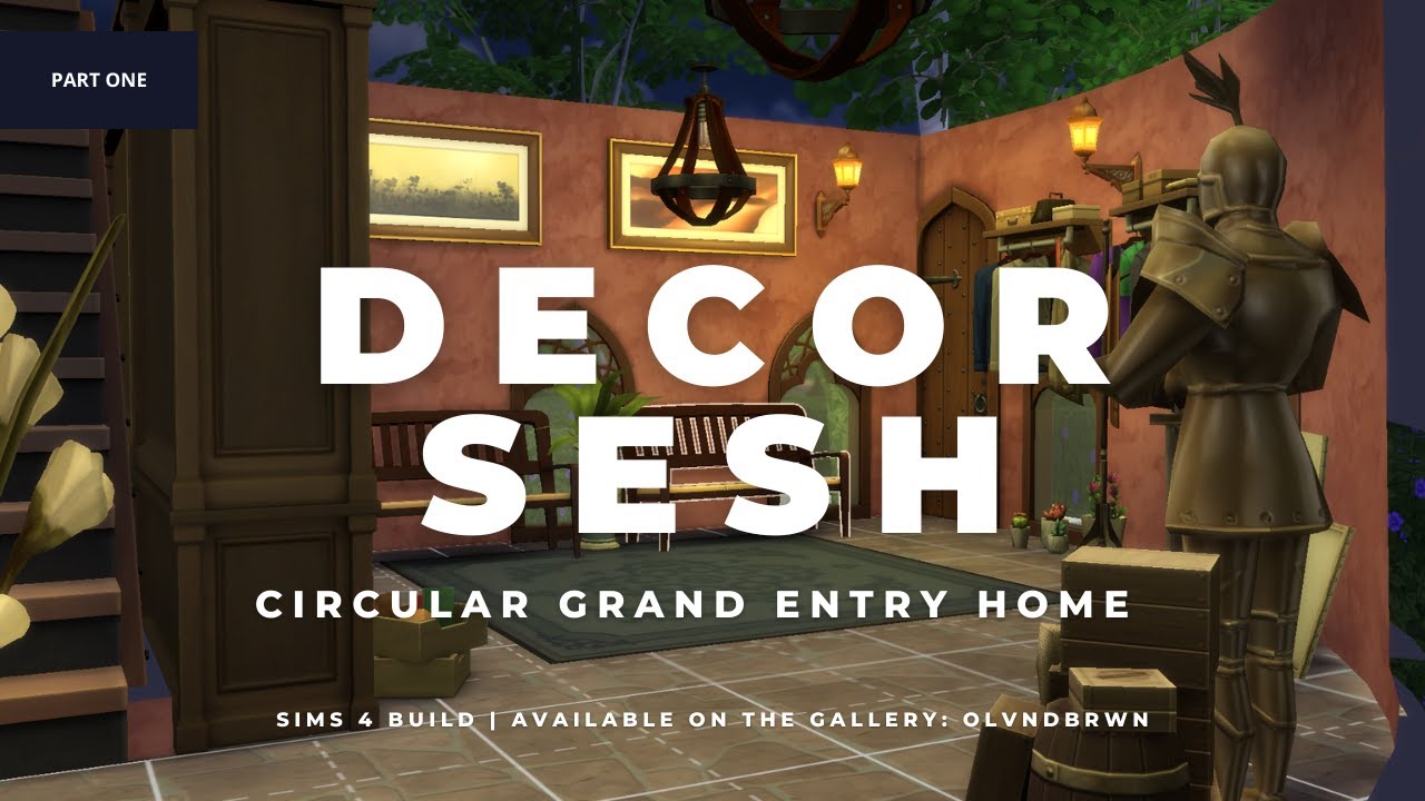 Decorating my Circular Garden Maze Home: Part 1: Sims 4 Build and ...