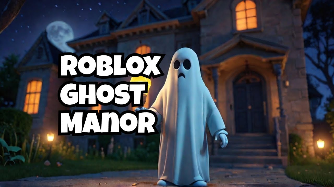 Ghost hunting in Roblox Ghostly Manor - YouTube