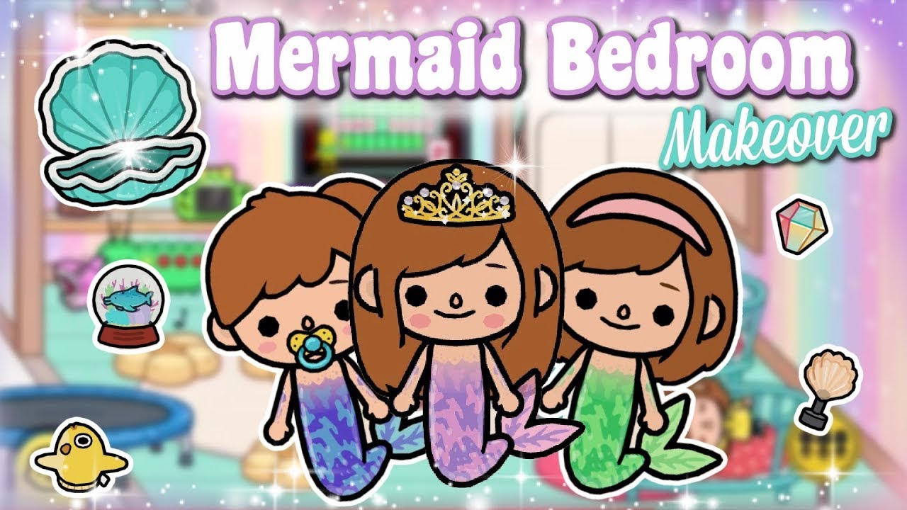 Toca Life Mermaid Bedroom Modern Mansion Baby Room Toca Boca - YouTube