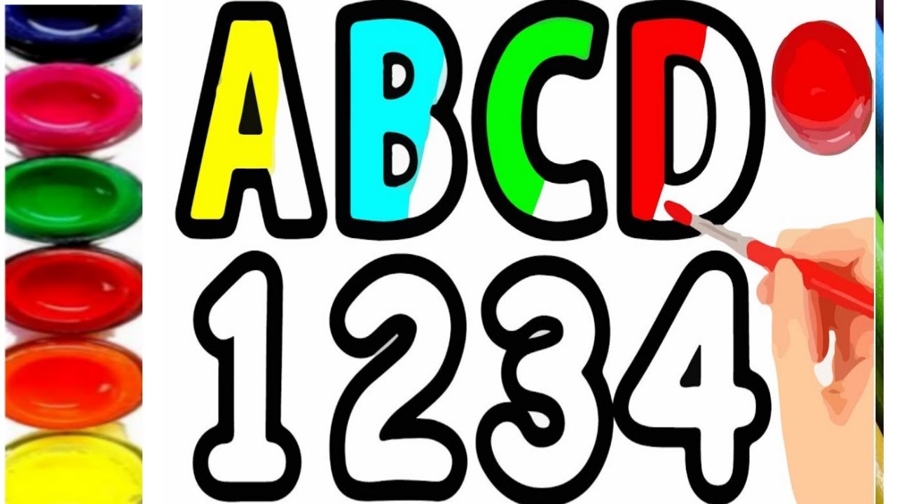 one two three|123 Numbers circle|Learn colors and shapes for toddlers ...