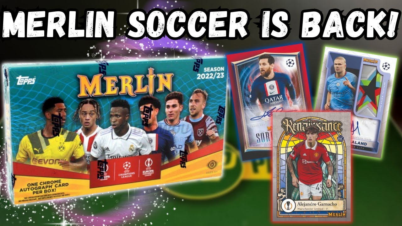 FAN FAVORITE PRODUCT! 2022-23 Topps Merlin UEFA Club Soccer Hobby Box ...