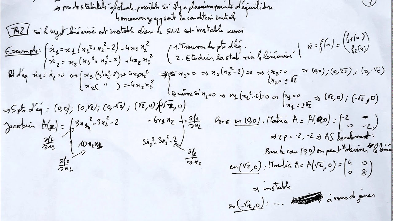 Linéarisation, correction du petit exercice - YouTube