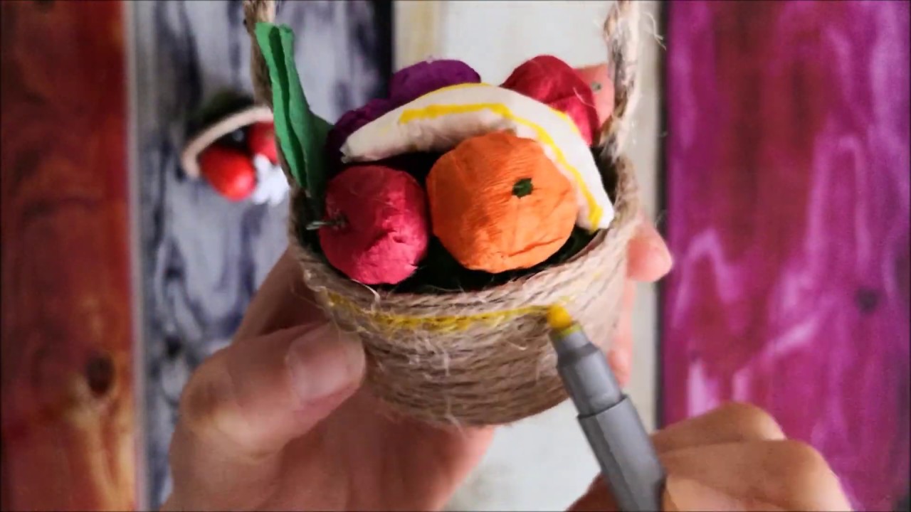 Yerli Malı Meyve Sepeti / Meyve Sepeti Yapımı /DIY - YouTube