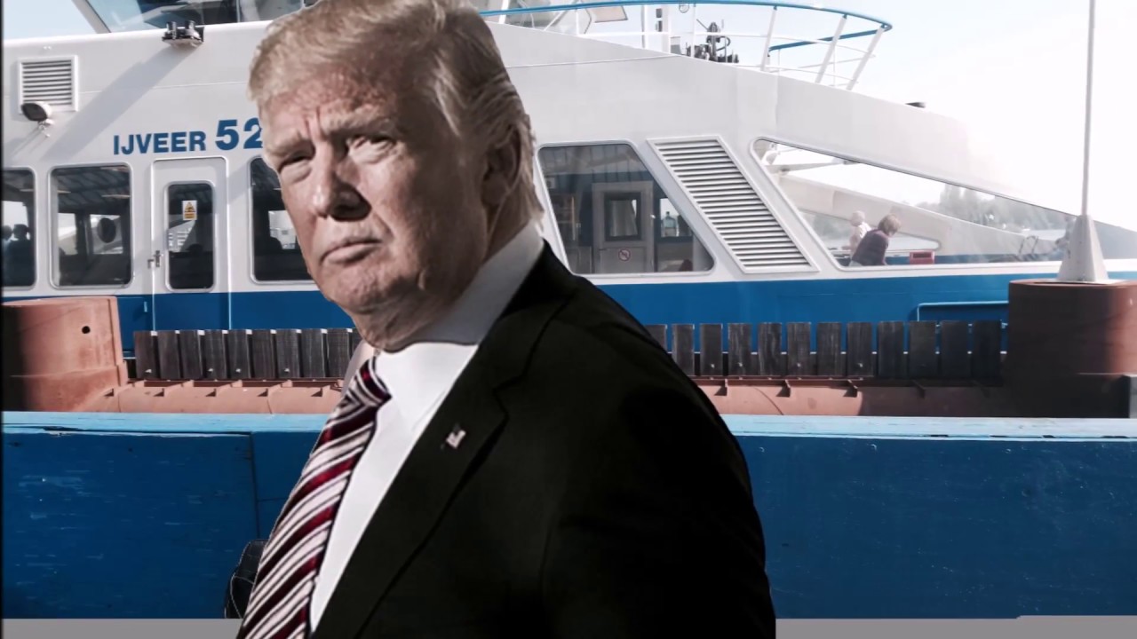 Donald Trump in Amsterdam, footage revealed!! - YouTube