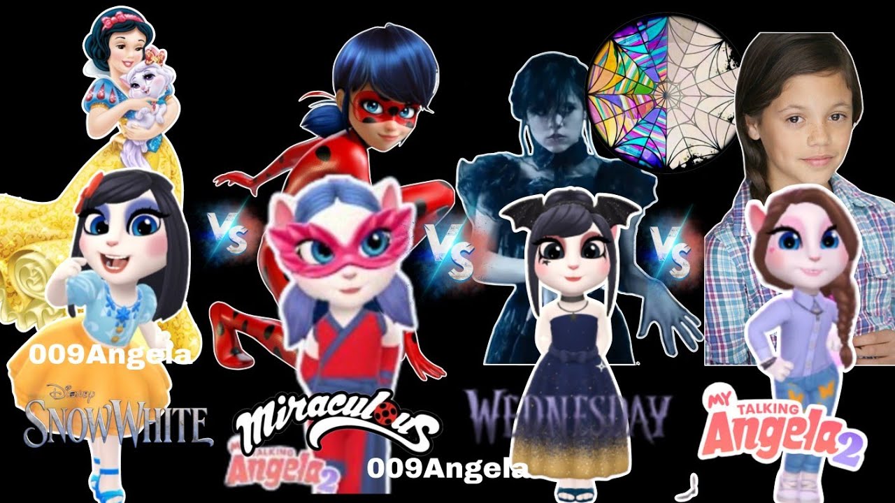 My Talking Angela 2||New Year Update Gameplay Angela Vs Disney Princess ...