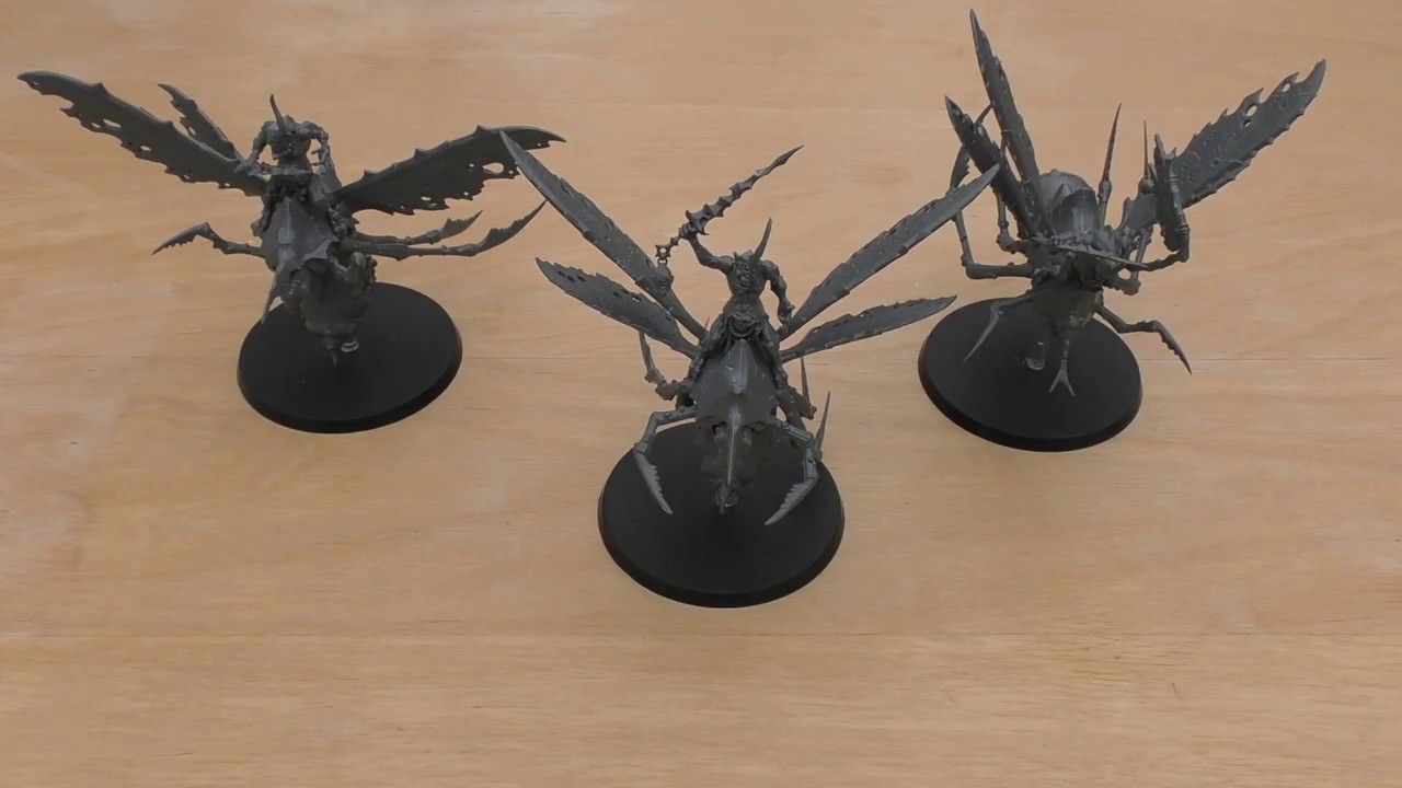 Daemons of Nurgle - Plague drones - Review (AoS & WH40K) - YouTube