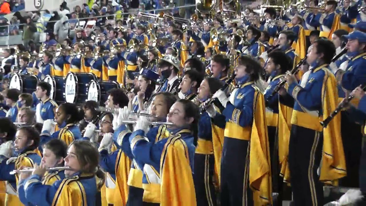 UCLA Marching Band at UCLA vs. UC Berkeley, Let’s Get Loud (Stands ...