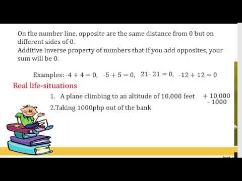 Describing and Applying Integers in Real Life Situations, Comparing ...