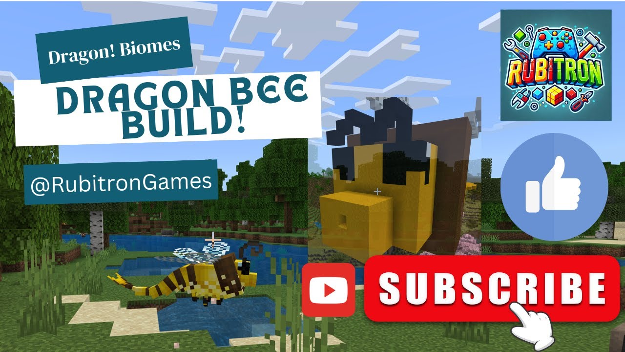 Dragon! Biomes Bumble Bee Dragon :) - YouTube