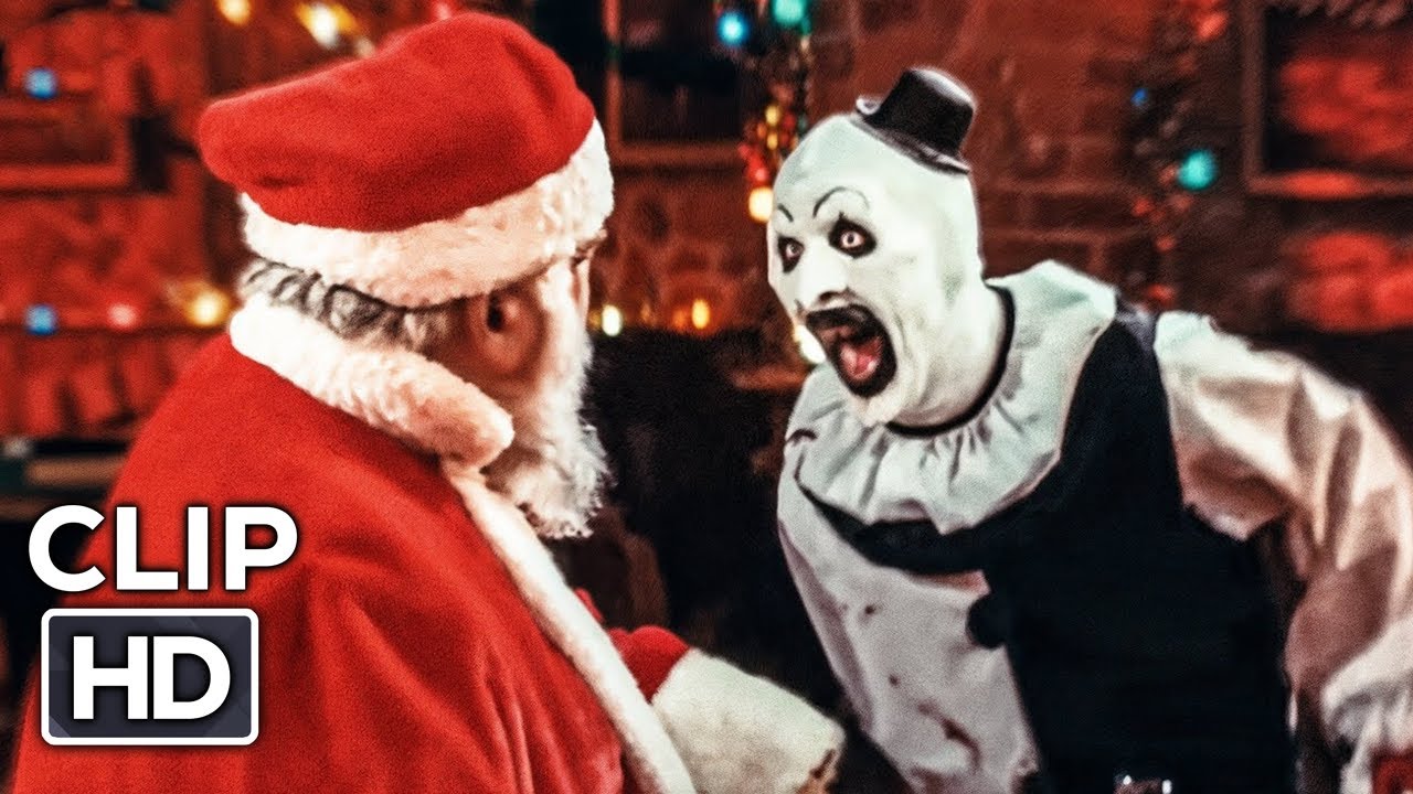Art The Clown Meets Santa | TERRIFIER 3 (2024) Movie Clip - YouTube