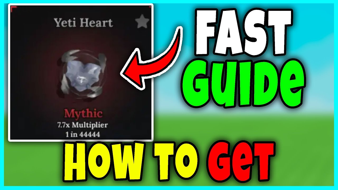 How to GET YETI HEART FAST in THE FORGE - YETI HEART LOCATION Roblox ...