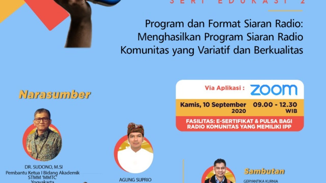 [Webinar] Program dan Format Siaran Radio: Menghasilkan Program Siaran ...