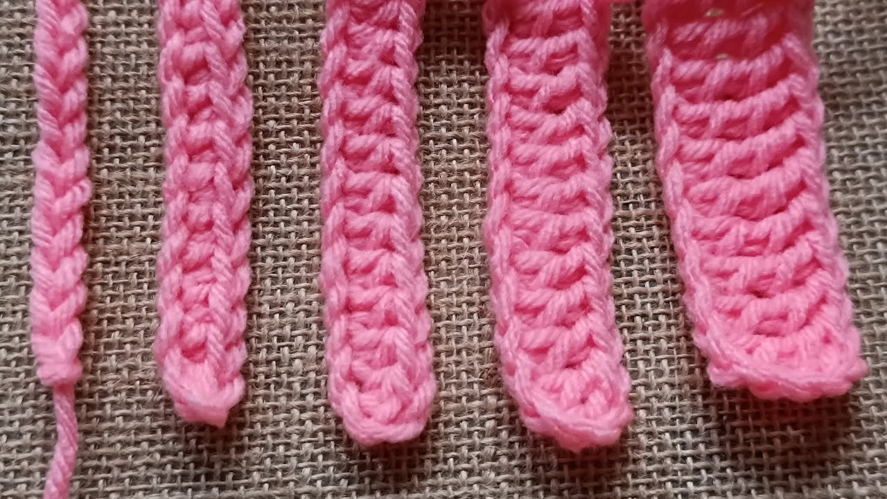 Basic Crochet Stitches for Absolute Beginners - Chain, Single, Half ...