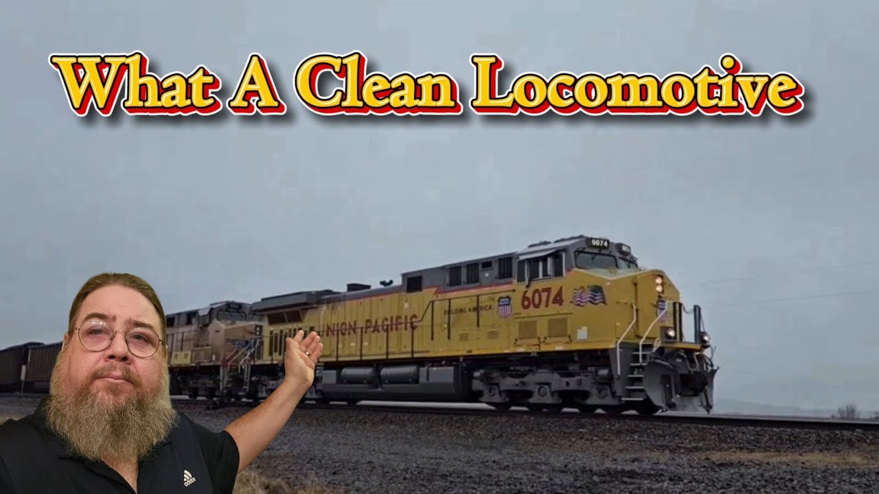 Five Union Pacific Trains Passing Through Perry Ks With One Clean ...