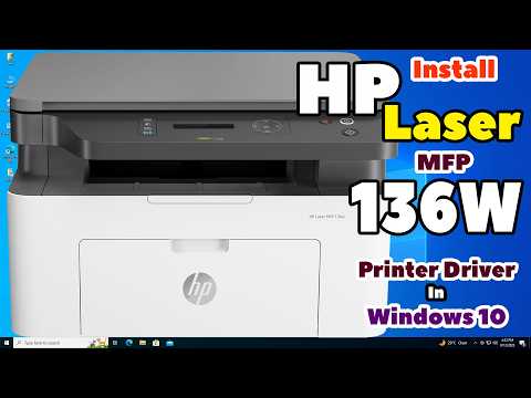 How to Download and Install HP Laser MFP 136W Printer Driver in Windows 10 PC or Laptop