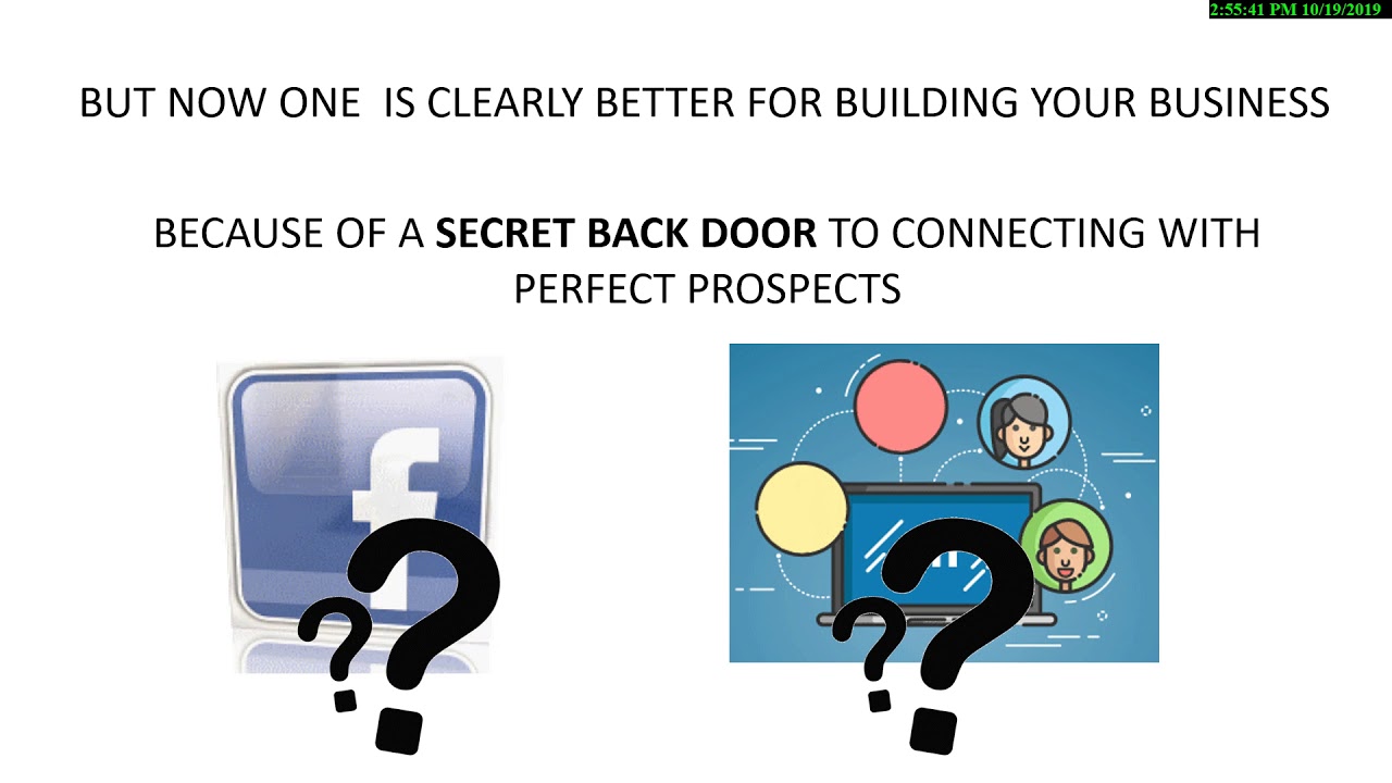 The SECRET BACK DOOR To The Best Social Network For Building Your ...