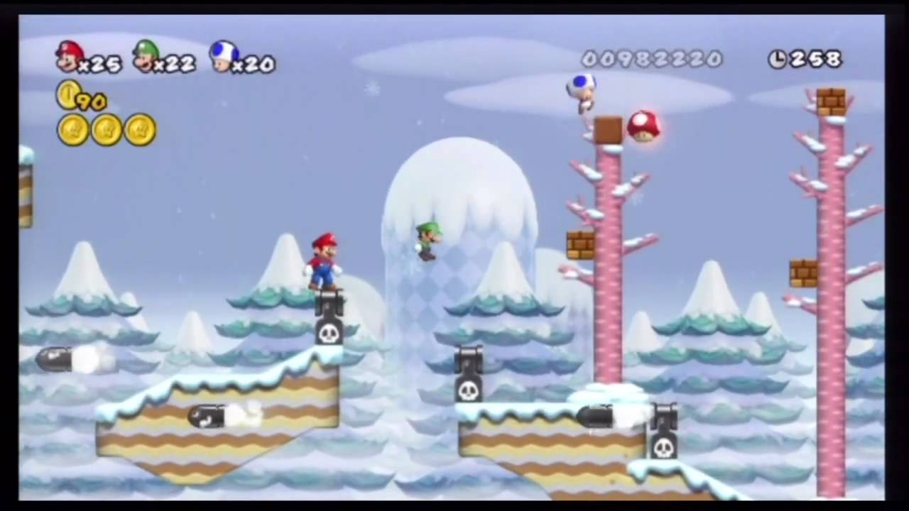 New Super Mario Bros Wii - World 3-2 - YouTube