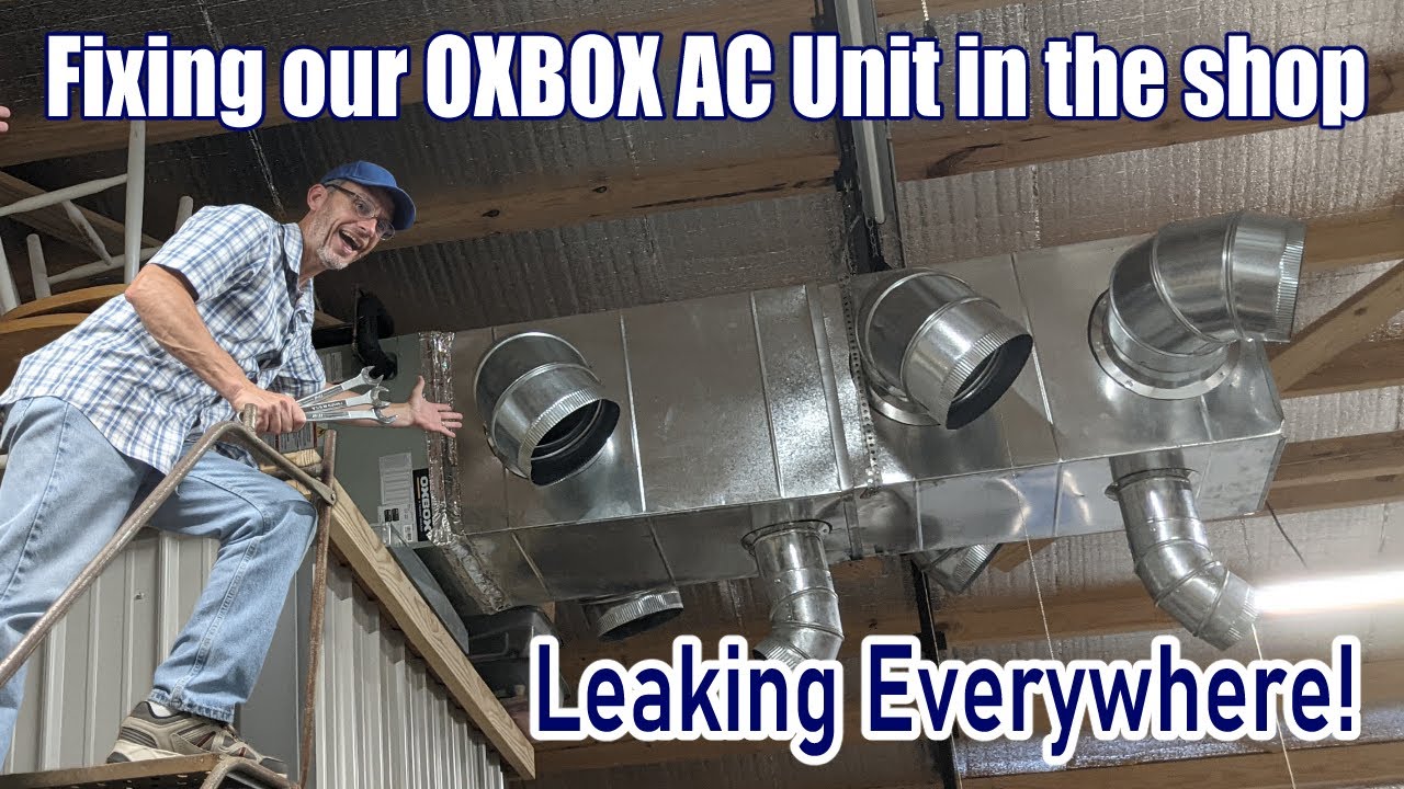 Our OXBOX AC Unit is LEAKING! Here's the Solution | Projects with Derek ...