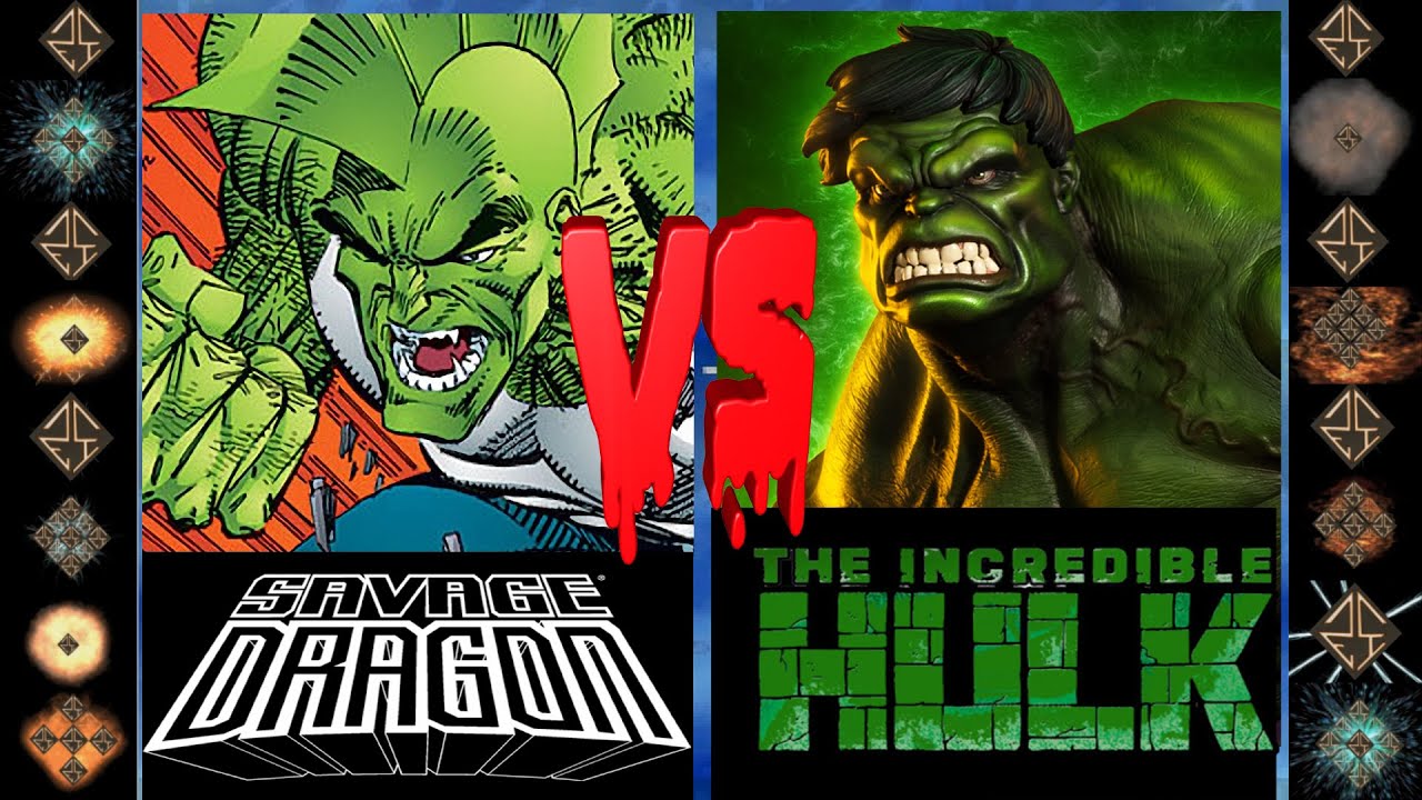 Savage Dragon (Image Comics) vs Incredible Hulk (Marvel Comics ...