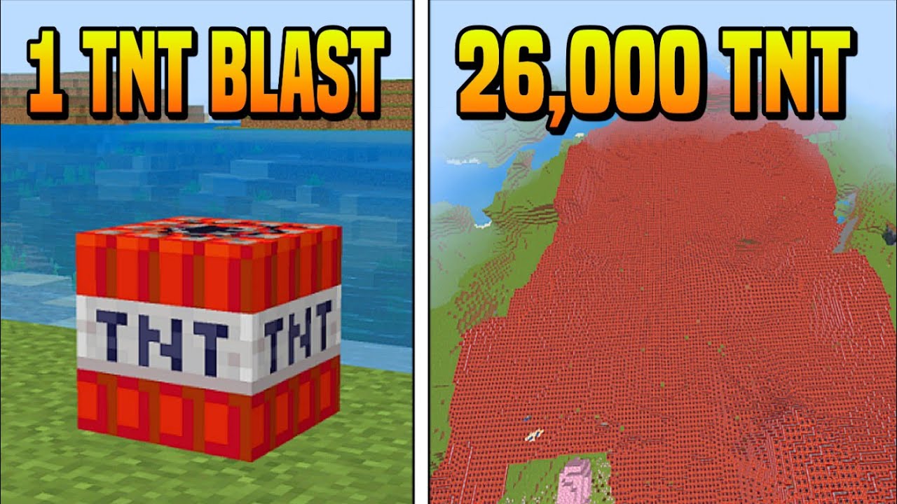 I BLAST 26,000 TNT BLOCK BUILD-UP MINECRAFT - YouTube