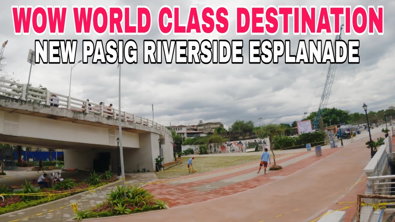 intramuros riverside esplanade | pasig river esplanade intramuros - YouTube