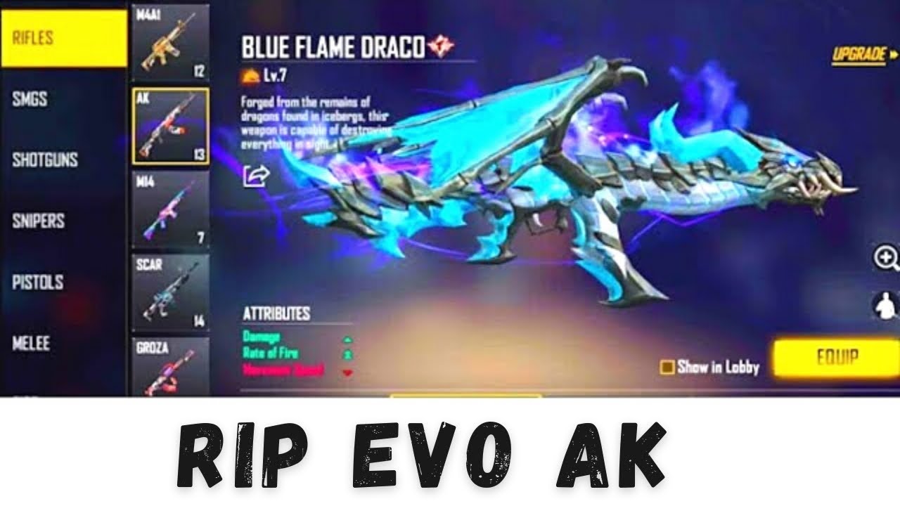 BYE BYE EVO AK 😭 BEST EVO GUN IS HERE 😱 - YouTube