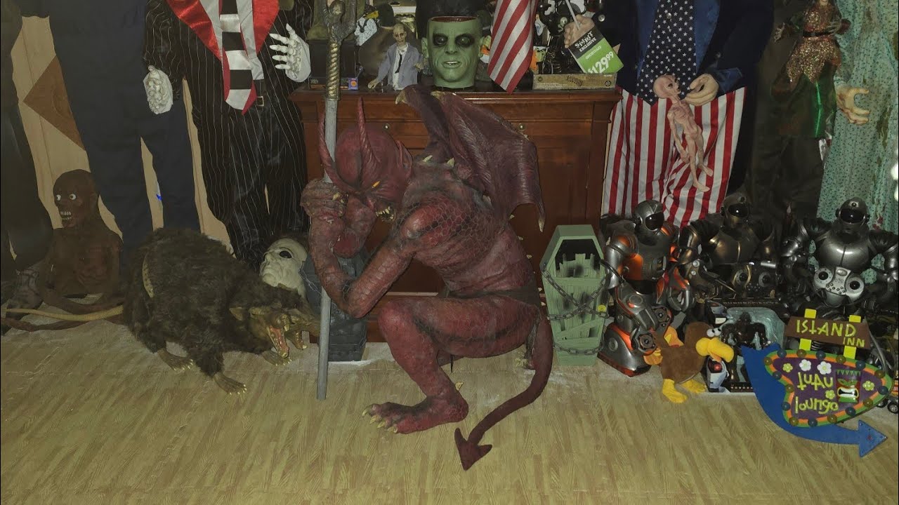 Spirit Halloween Life-Size Demon Guard Review! - YouTube