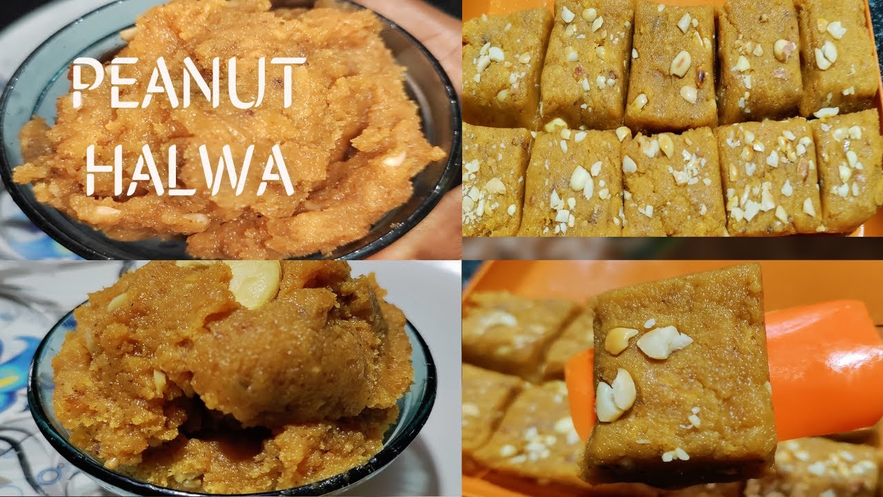 Mixed Peanut with Milk, Made this Best Peanut Halwa|Perfect Peanut ...