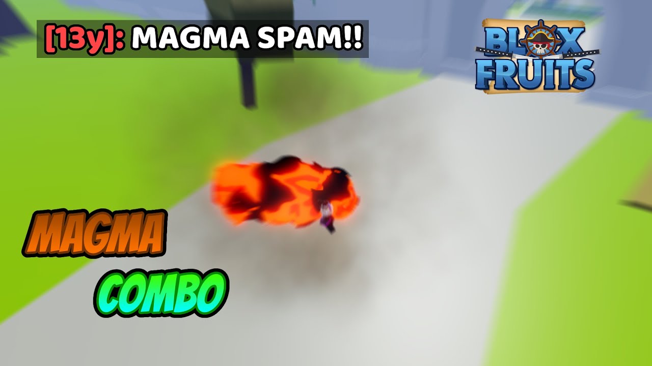 『Magma』One Shot Combo | Blox Fruits - YouTube