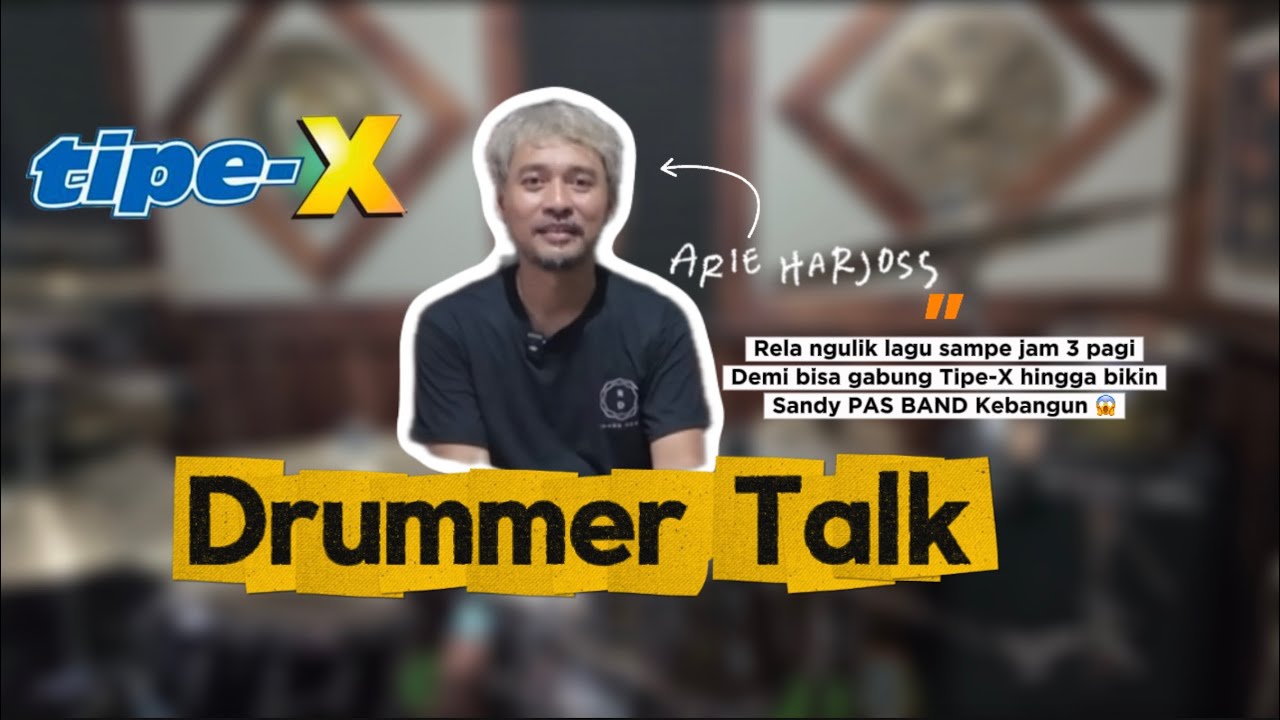 Kisah Arie Harjoss Drummer Tipe-X Dari Awal Karier Hingga Jadi Drummer ...
