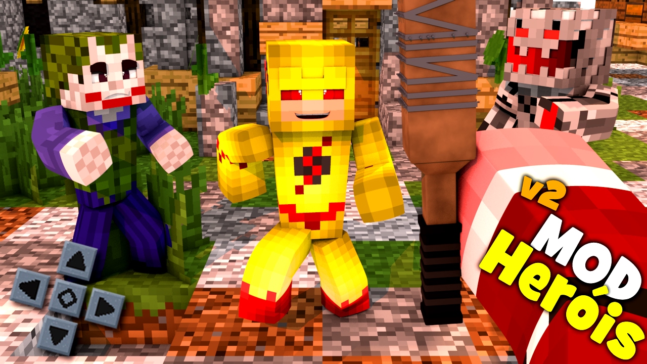 ATUALIZAÇÃO MOD SUPER HERÓIS - CORINGA, FLASH REVERSO, ULTRON E MUITO ...