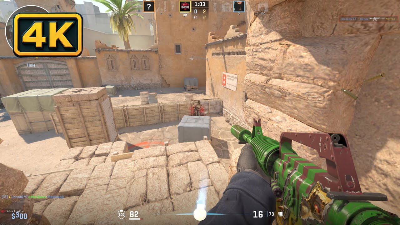 Counter Strike 2 Gameplay 4K (No Commentary) - YouTube