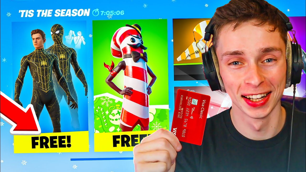 I Made The Item Shop FREE for 24 Hours! - YouTube