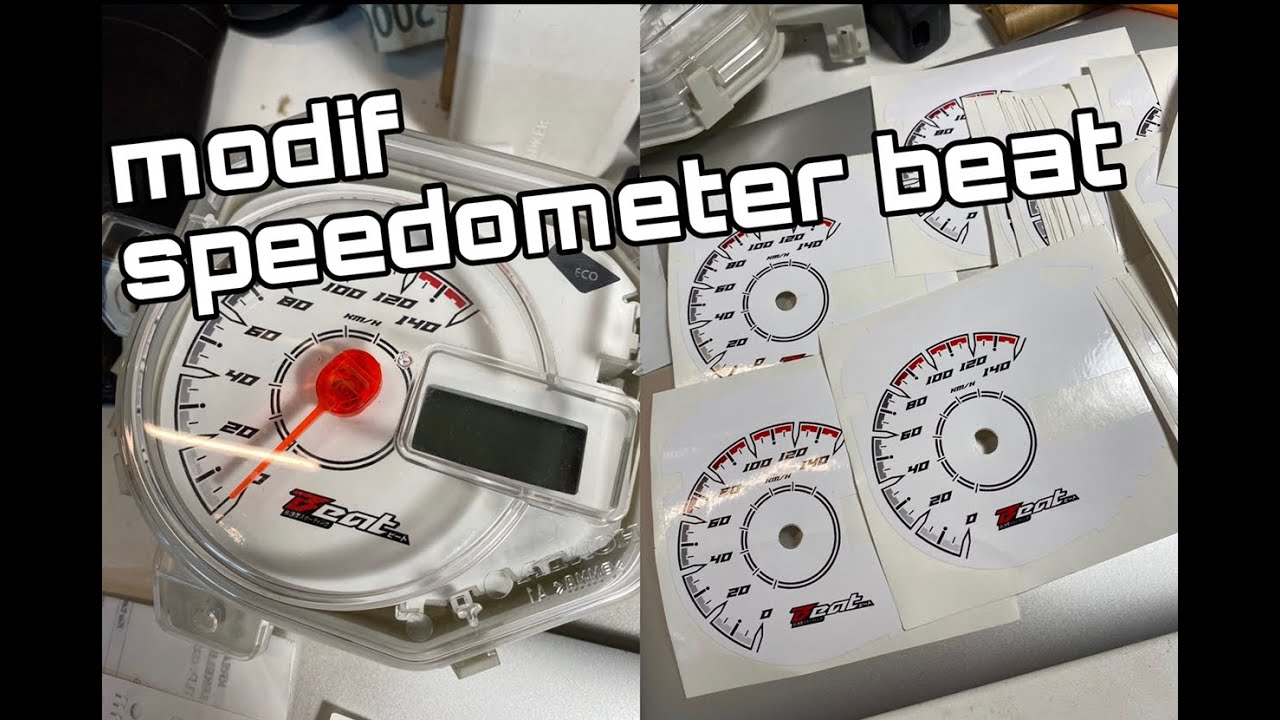 Modifikasi mudah dan murah speedometer All New Honda Beat - YouTube