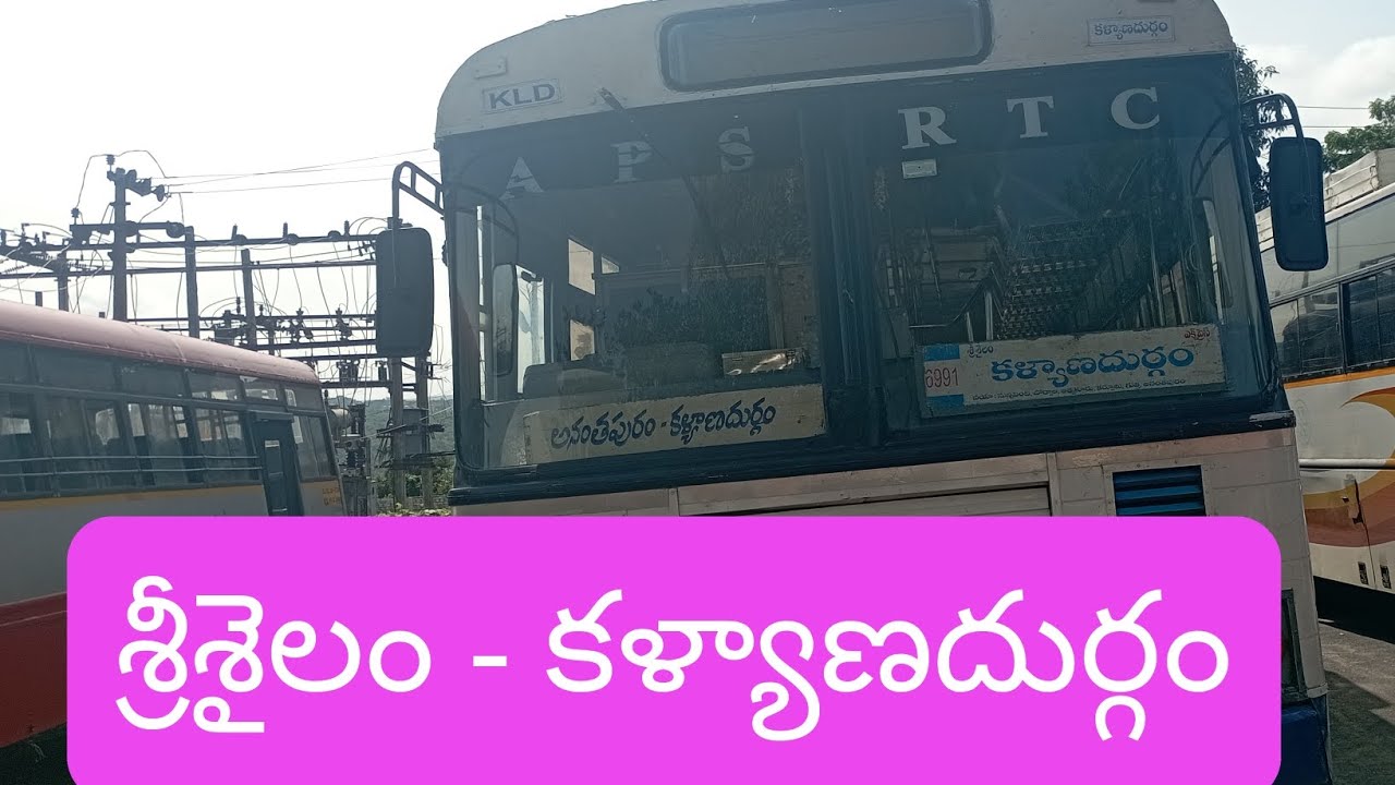 Srisailam To Kalyanadurgam APSRTC Express Bus Details in Telugu || By ...