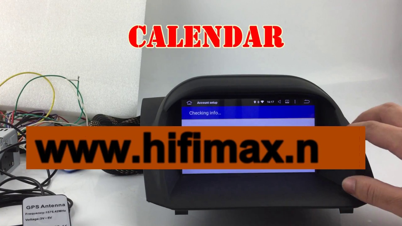Hifimax Android 5.1.1 ford fiesta car dvd gps quad core 16G SYNC - YouTube