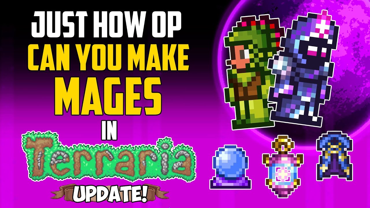 Just How OP Can You Make Mages in Terraria? Update! | HappyDays - YouTube