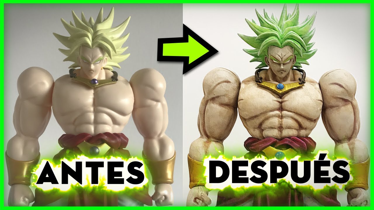 REPINTANDO a BROLY (Dragon Ball Z) | CUSTOM FIGURE REPAINT - YouTube