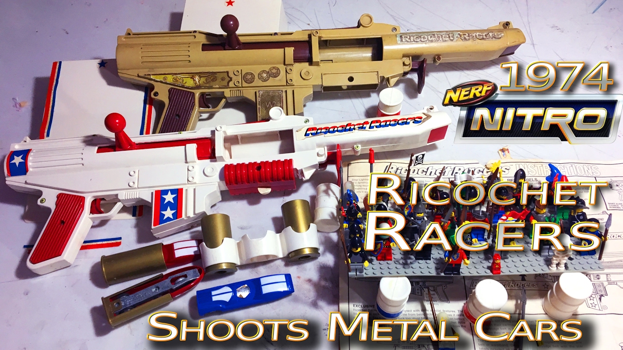 NERF NITRO TIME MACHINE! 1974 Ricochet Racers - YouTube