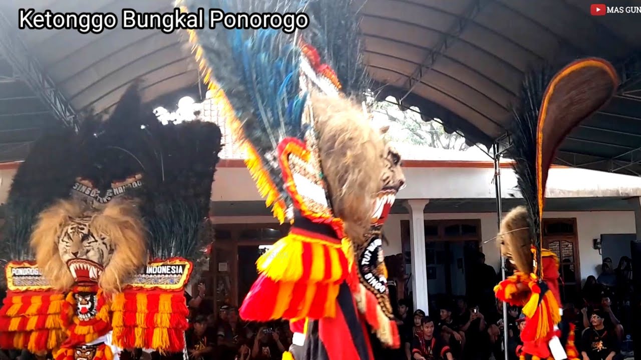 Pagelaran Reog Singo Manggolo Ketonggo Bungkal Ponorogo - YouTube