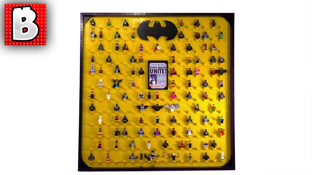 Every LEGO Batman Minifigure on Biggest Custom Built LEGO Display ...