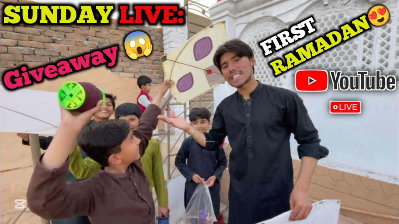 Hamza shah is live first Ramadan😍 - YouTube