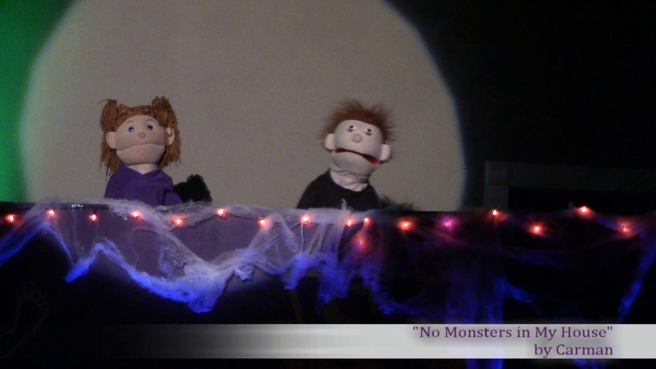 "No Monsters in My House" puppet song - YouTube