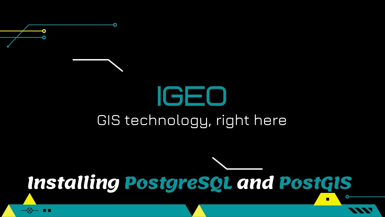 Installing Postgresql And Spatial Extension Postgis Youtube