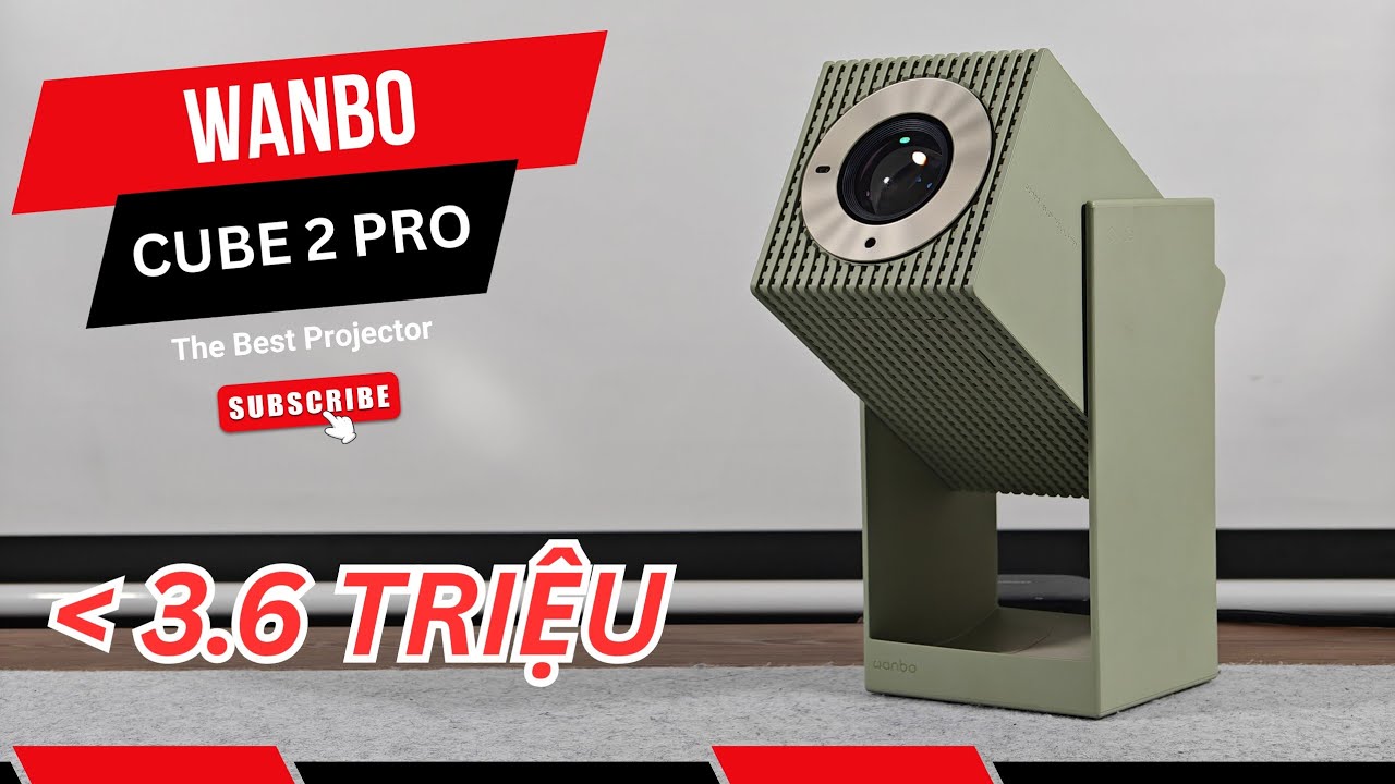 Wanbo Cube 2 Pro - Auto lấy nét và keystone, tích hợp Google Assistant ...