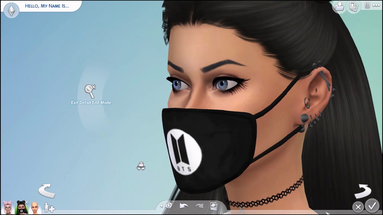 The sims 4 CAS - BTS ARMY sims !!! - YouTube