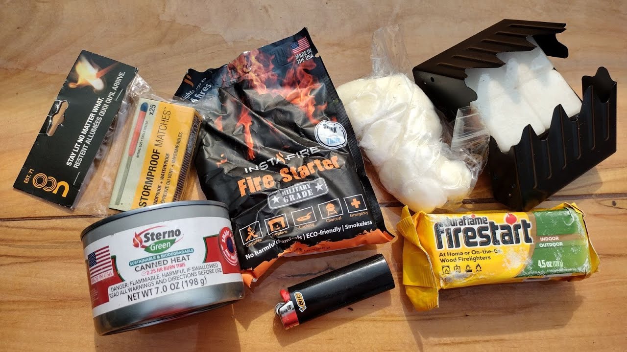 Quick and easy ways to start a fire review. - YouTube