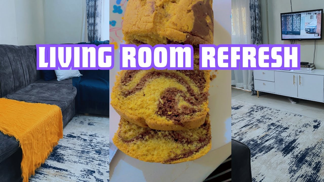 LIVINGROOM DEEP CLEAN AND REFRESH// BAKE WITH ME - YouTube
