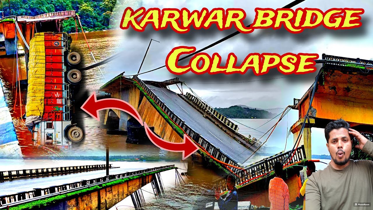 Scary Footage: Karwar Bridge Collapse 😱 - YouTube